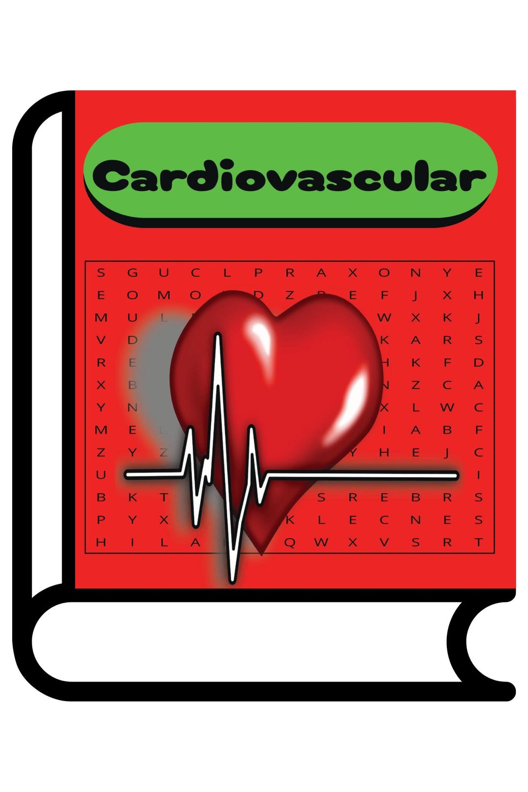 Cardiovascular Word Search Book | Heart & Circulatory System Anatomy ...
