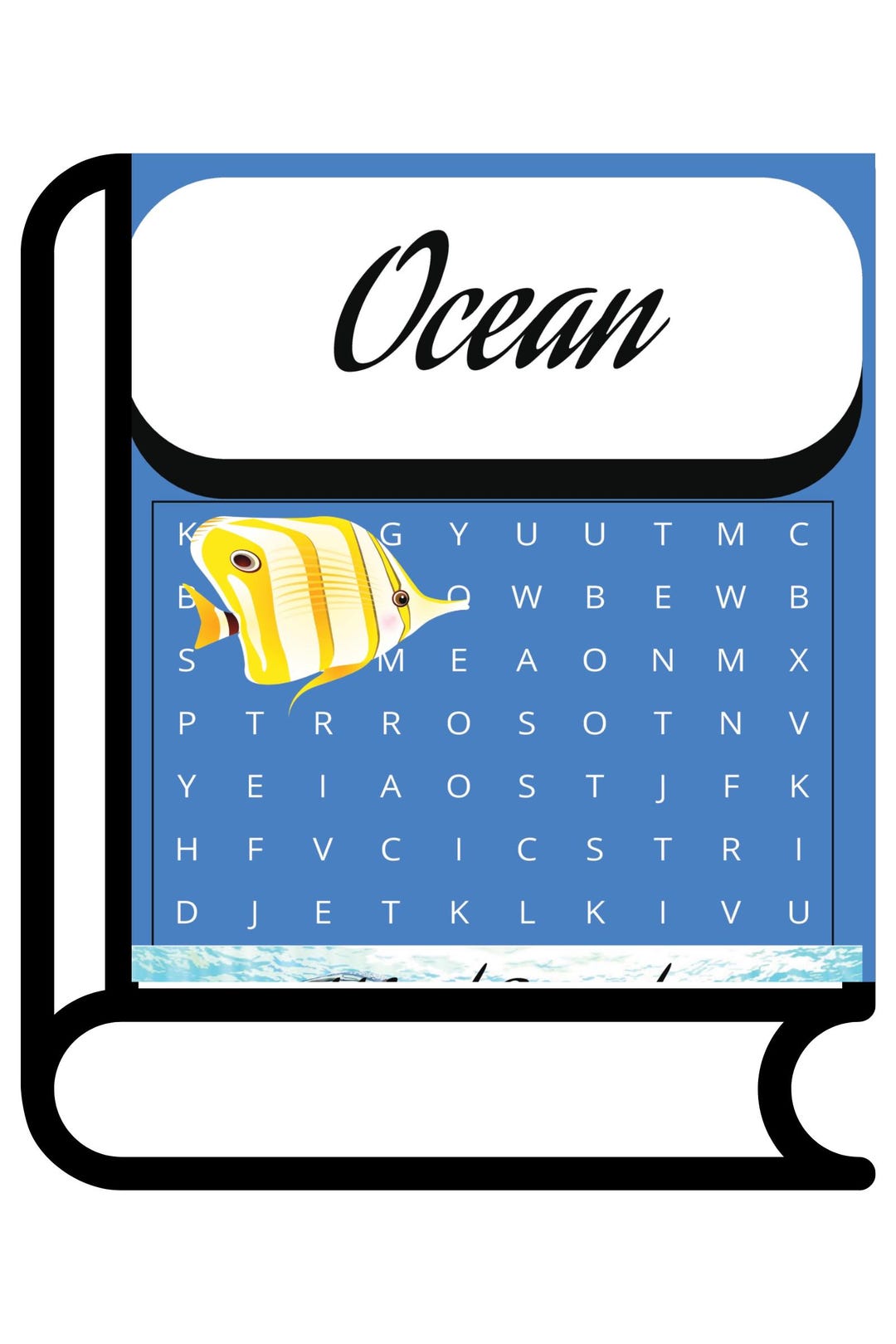 Ocean Word Search Puzzle Book | Easy-to-read Word Searches for ...