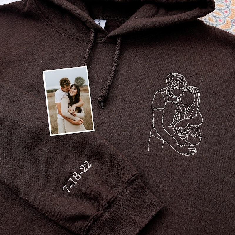 Couples Hoodie Brown - Etsy