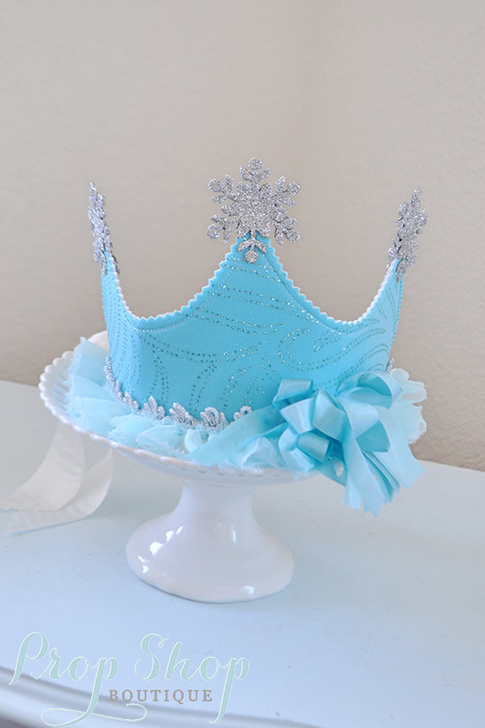 Snow Princess Winter Wonderland Snowflake Crown Birthday - Etsy