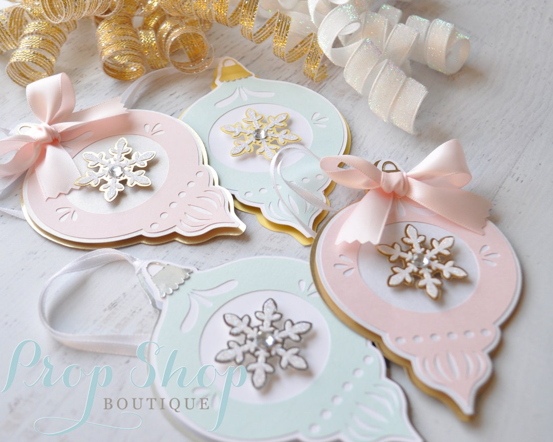 Christmas Gift Tags, Christmas Ornament Gift Tags, Christmas Bauble ...