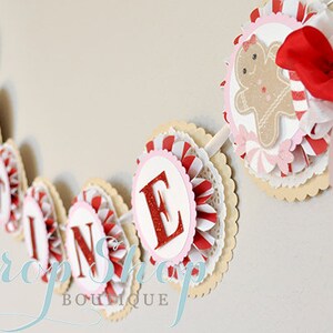Gingerbread Cookie Birthday Banner, Gingerbread Banner, Gingerbread ...