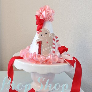 Gingerbread Cookie Birthday Hat, Gingerbread House Banner, Gingerbread ...