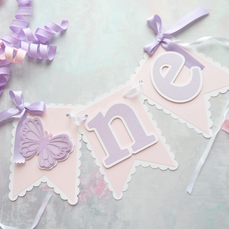 Butterfly Birthday Banner - Etsy