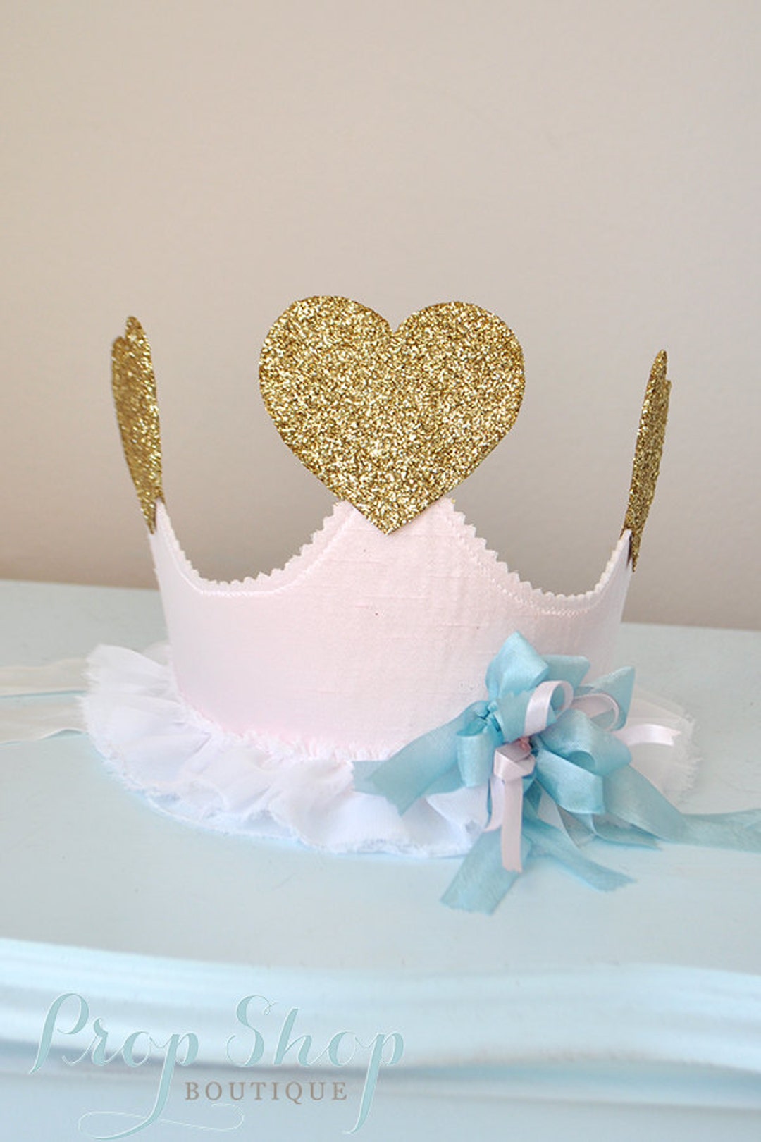 Girls First Birthday Crown, 1st Birthday Party Tiara, Valentines Day ...