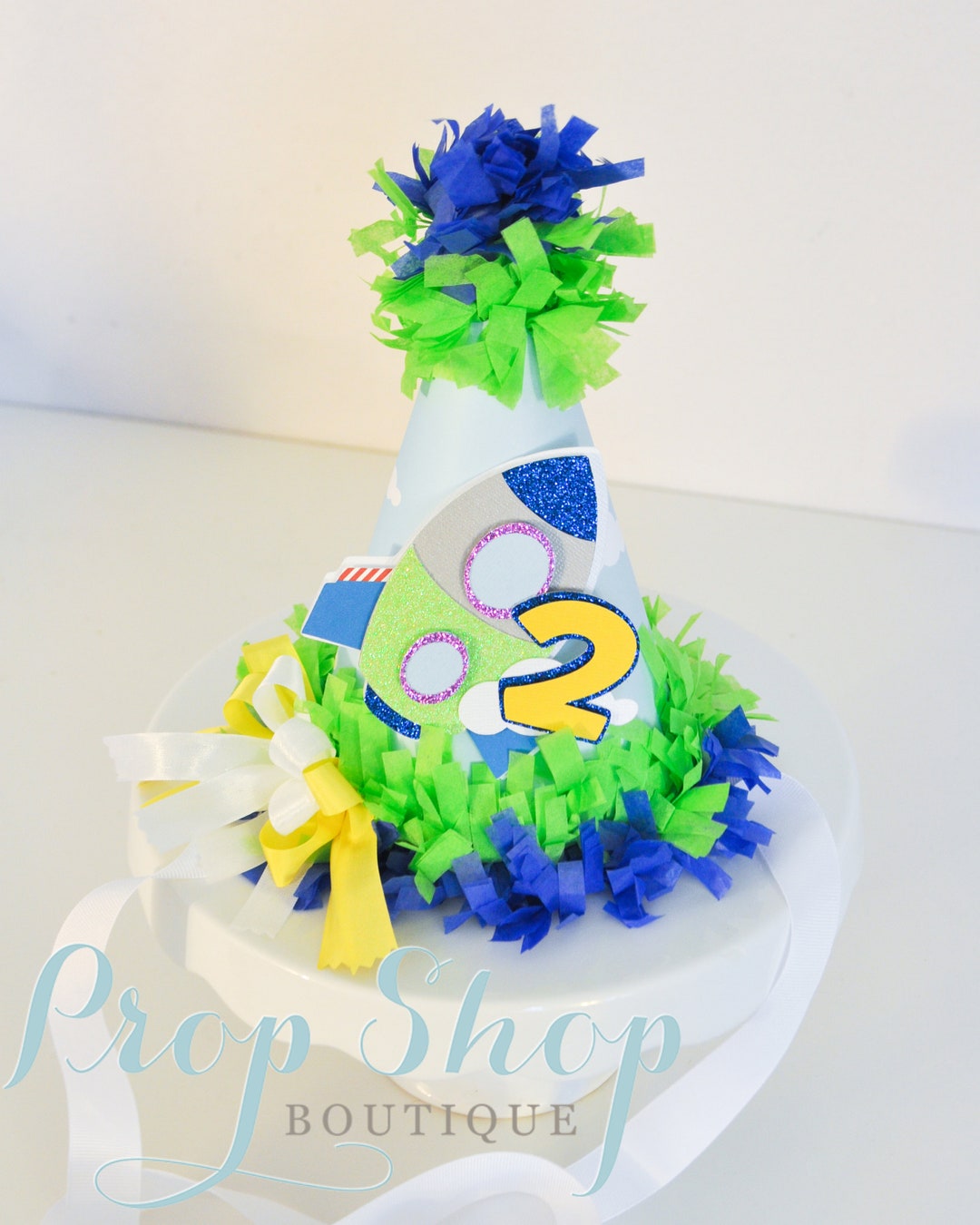 Spaceship Birthday Party Hat, Rocket Ship Birthday Party Hat - Etsy