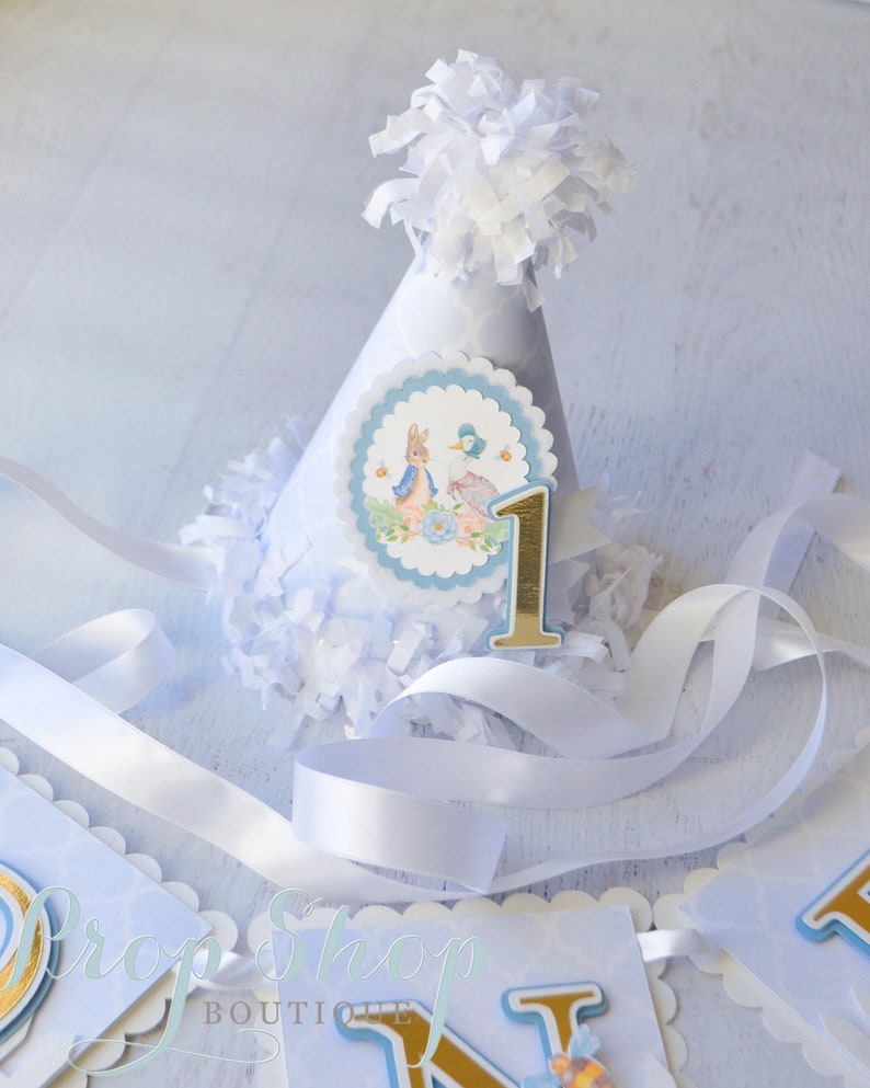 Peter Rabbit Birthday Party Hat Peter Rabbit Cake Smash - Etsy