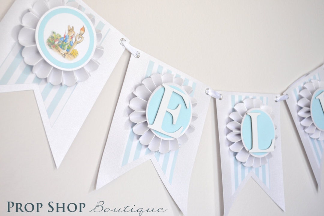 Peter Rabbit Banner, Peter Rabbit High Chair Banner, Peter Rabbit ...