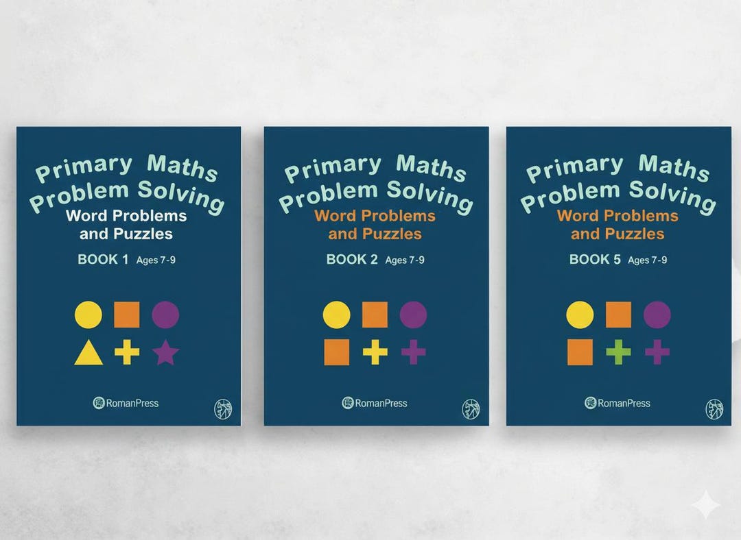 Primary Maths Problem Solving Books 1–3 | Word Problems & Puzzles | Fun ...