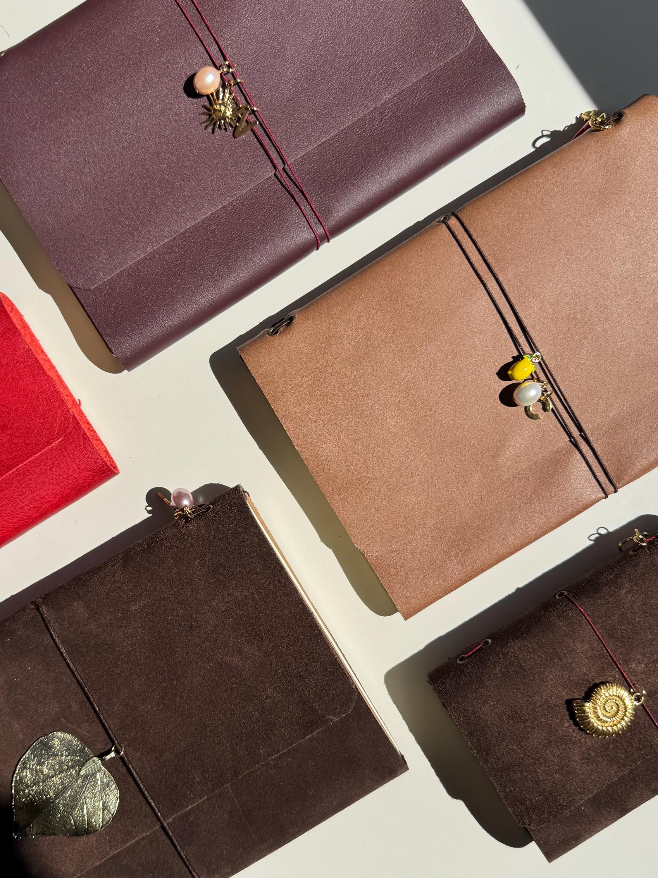 A6 Louise Carmen Style Leather Notebook - Etsy