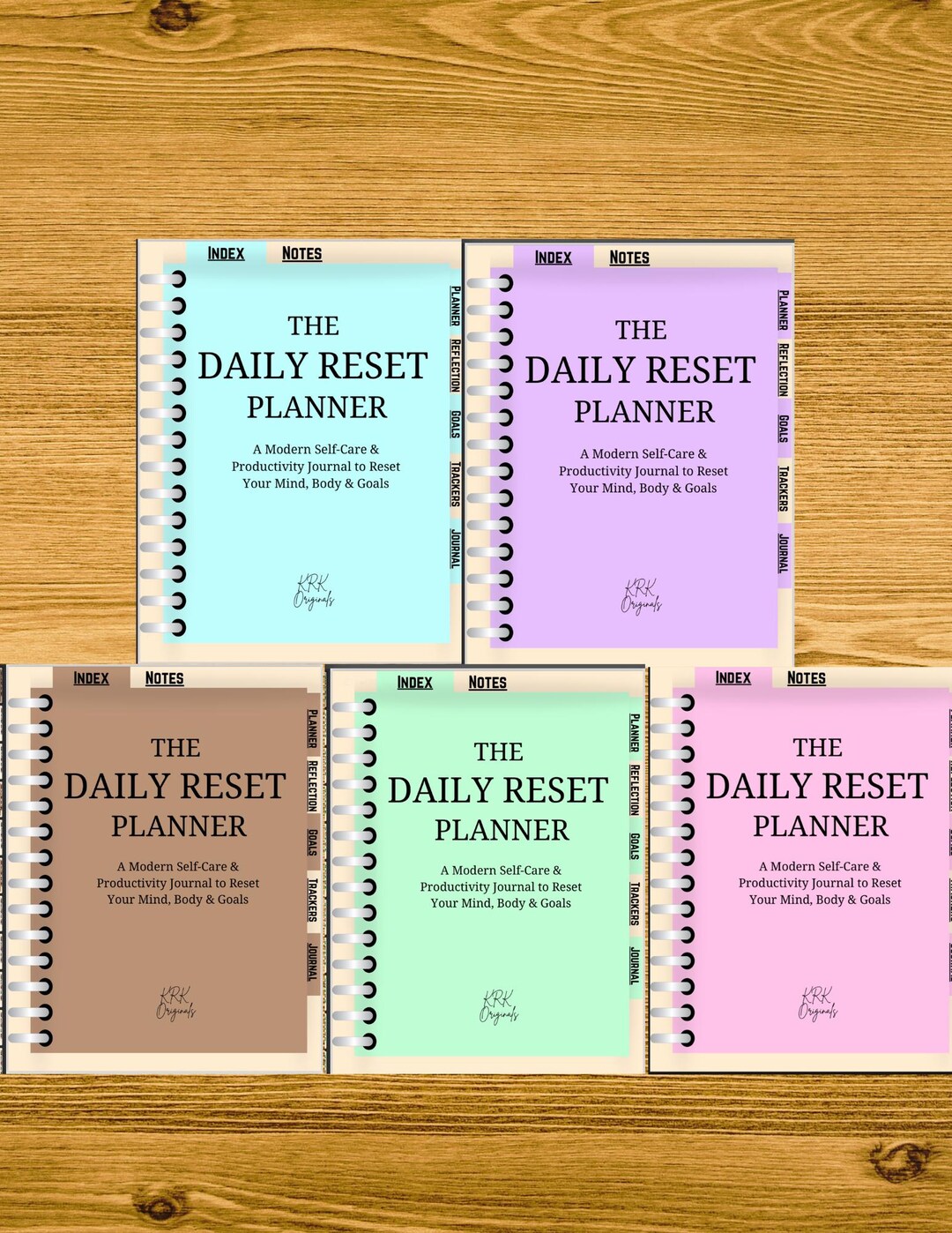 The Daily Reset| 60-page Printable Planner| Self-care, Productivity ...