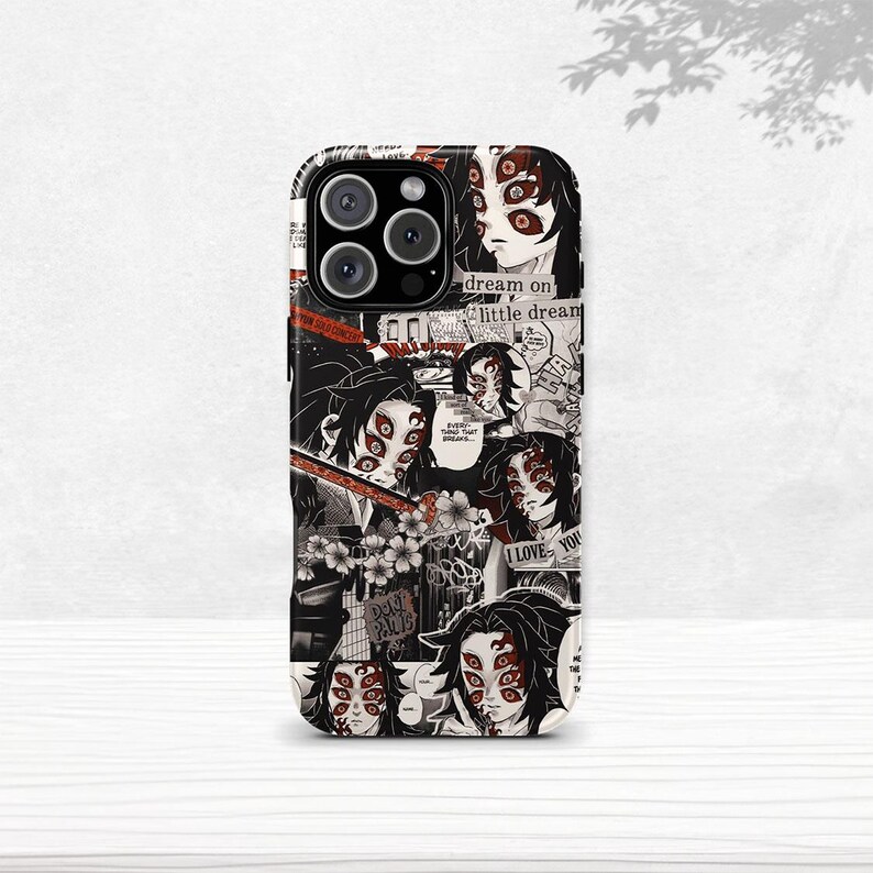 Anime Kokushibo Demon Tough Shell Phone Case for iPhone 11 12 13 14 15 ...