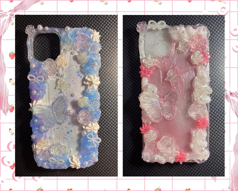 Custom Decoden Phone Case – Kawaii Cute Personalized Gift - Etsy