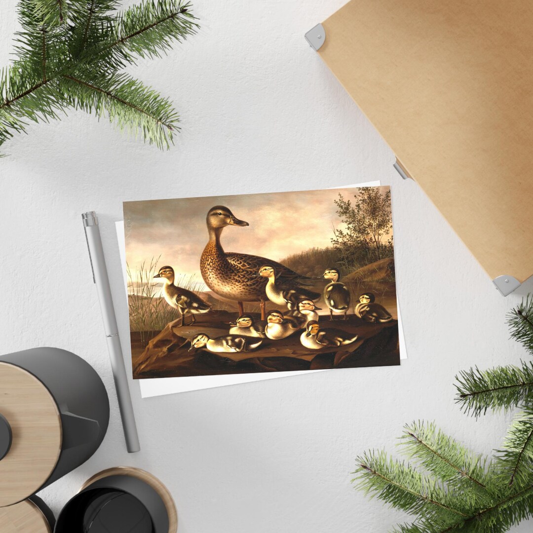 Vintage Duck Family Painting Postcards | Pack of 10 - Etsy