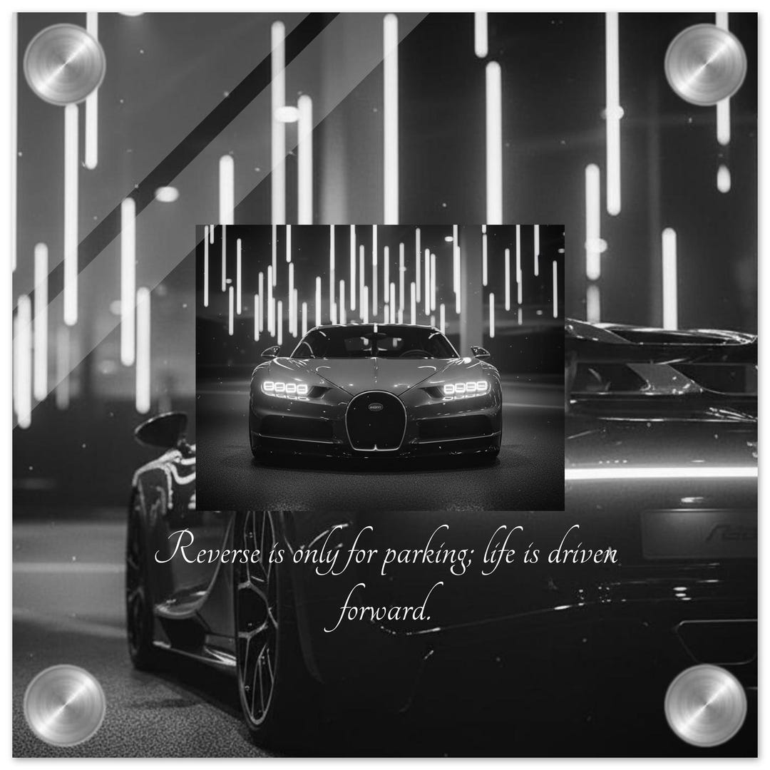 Bugatti Chiron Poster: Supercar Art, Car Enthusiast Gift, Motivational ...