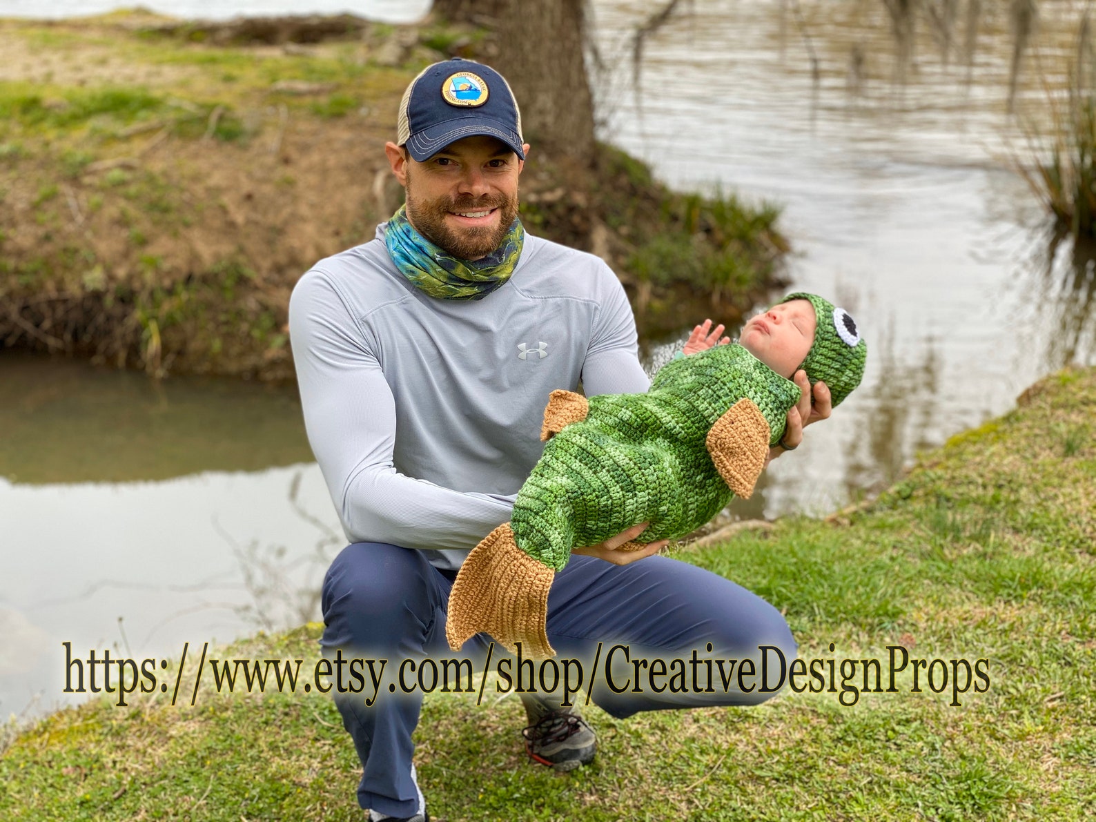 Catfish Rainbow Steelhead Trout Bass Fish Costume for Baby, Cocoon and ...