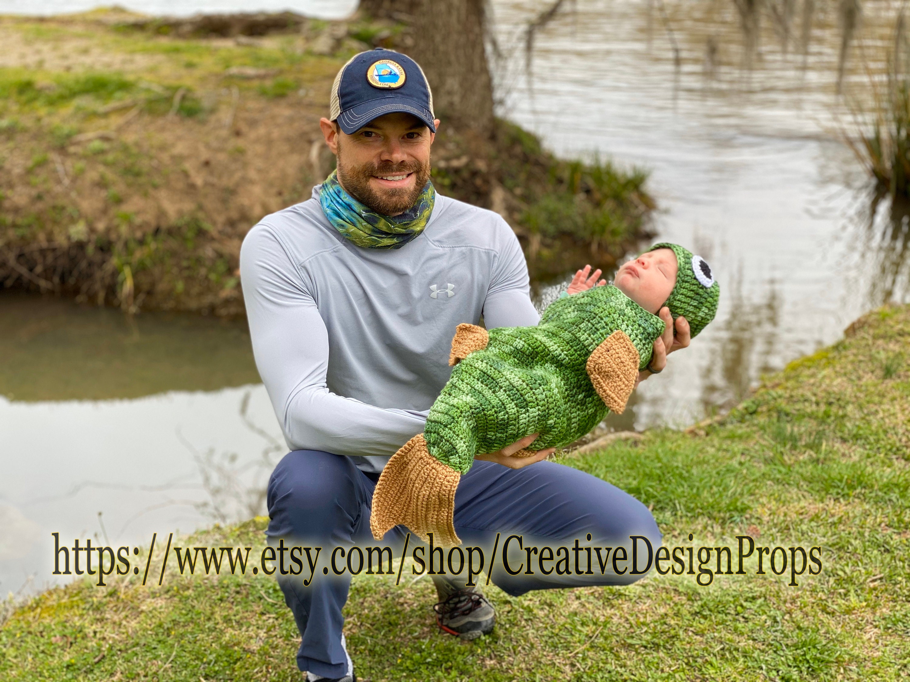 Catfish Rainbow Steelhead Trout Bass Fish Costume for Baby, Cocoon and ...