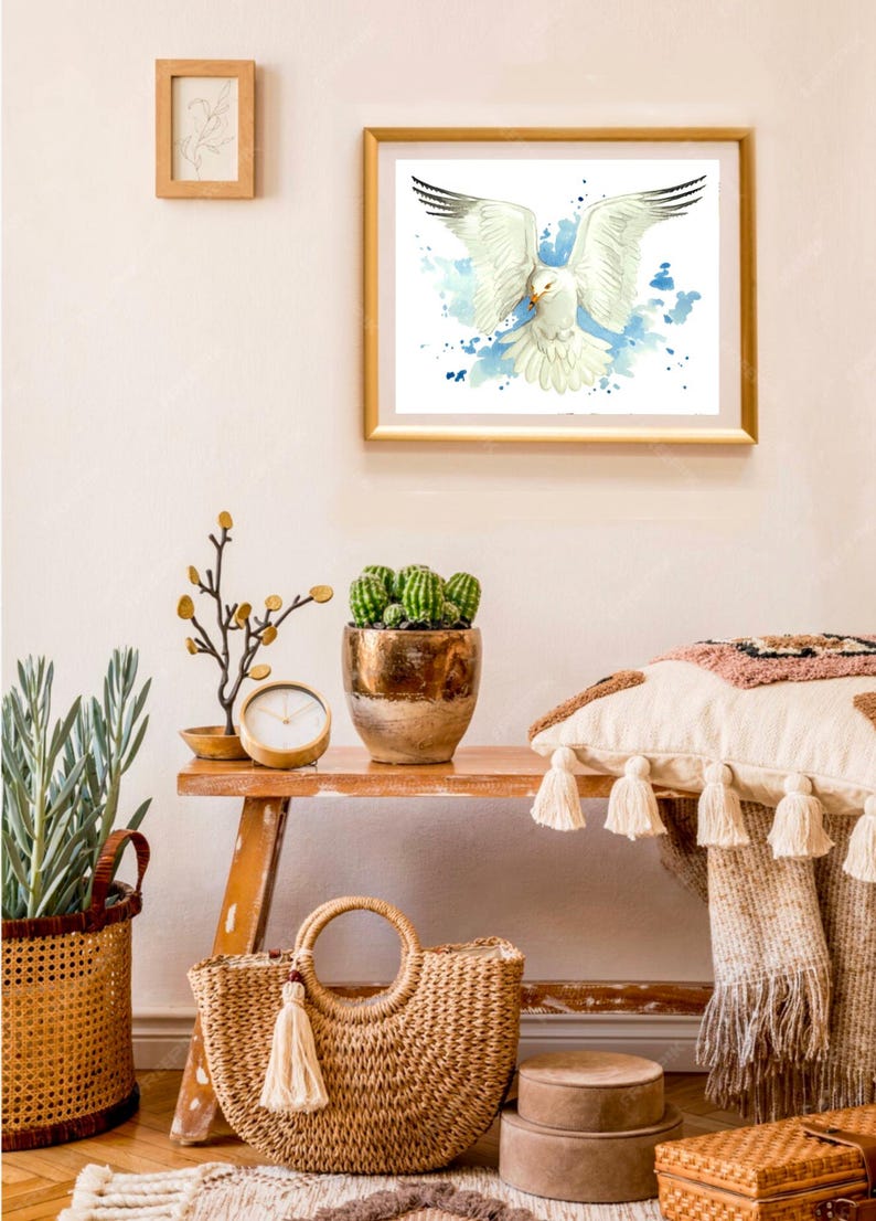 Ring-necked Gull Watercolor Print - Art Printed on Watercolor Paper for ...