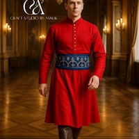 Traditional Georgian Chokha Coat for Men, Handmade Historical Outfit ...