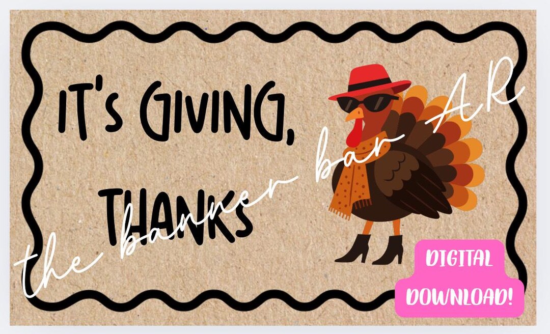 Thanksgiving Banner Template for Canva | Digital Download - Etsy