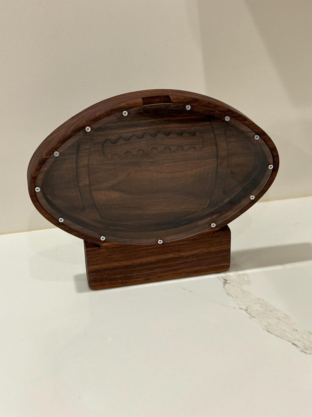 Kids Walnut Football Money Bank - Etsy