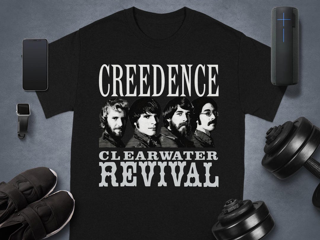 Creedence Clearwater Revival T-shirt, Band Tee, Vintage Rock, Music ...