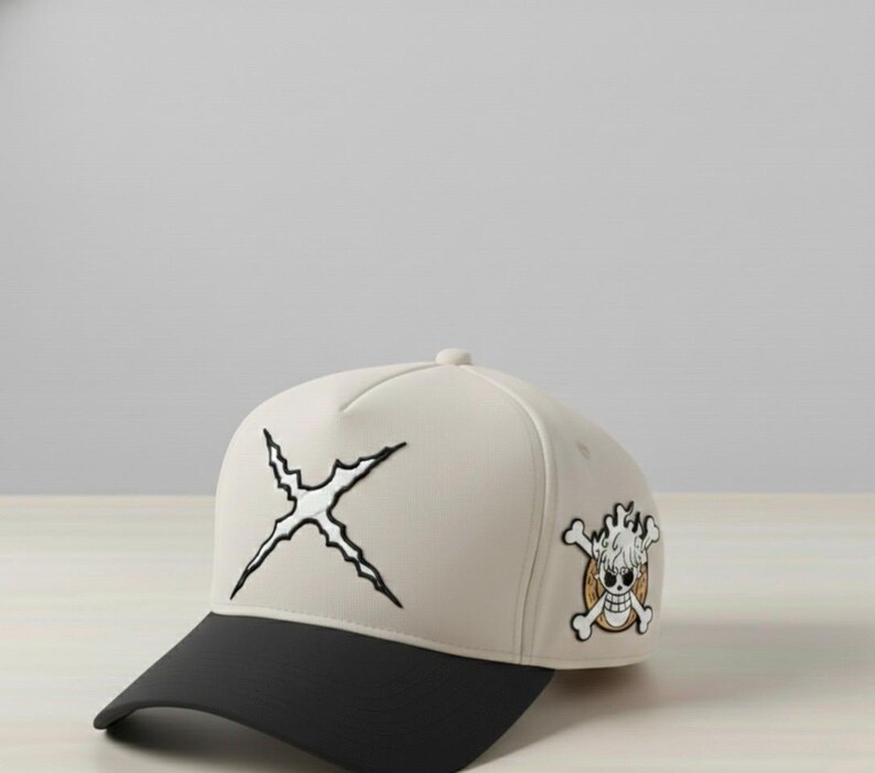 Anime Hat Monkey D. Luffy One Piece Custom Hat Embroidered Snapback Cap ...