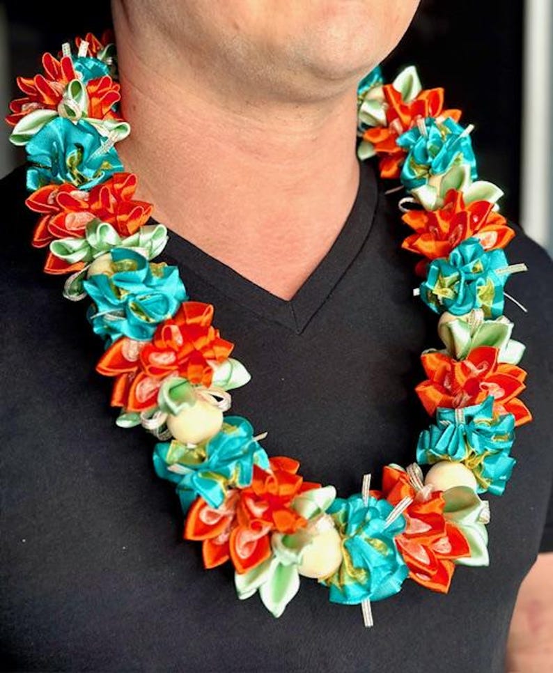 Sunset Radiance Lei – for Graduation Wedding or Special Events - 36 ...