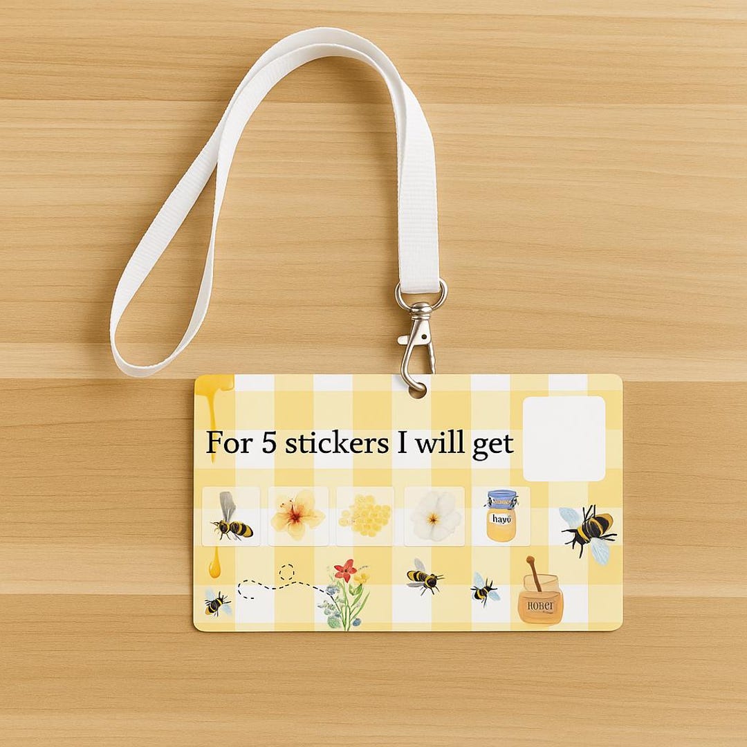 Honey Bee Reward Chart for Kids | Mini Token Board (printable) - Etsy