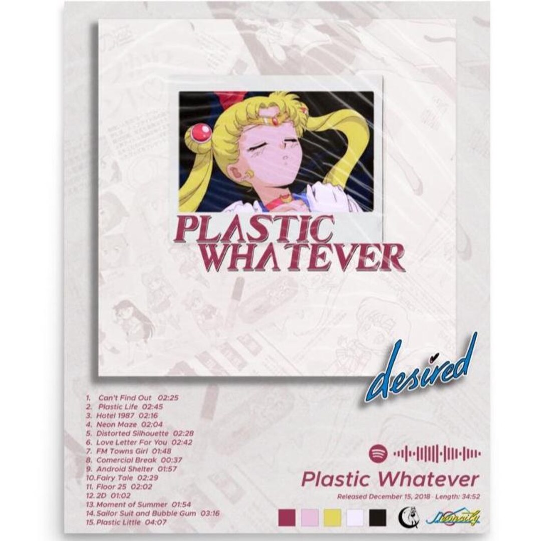 Anime Album Cover Art Poster – 90s Vaporwave Manga Print - Etsy