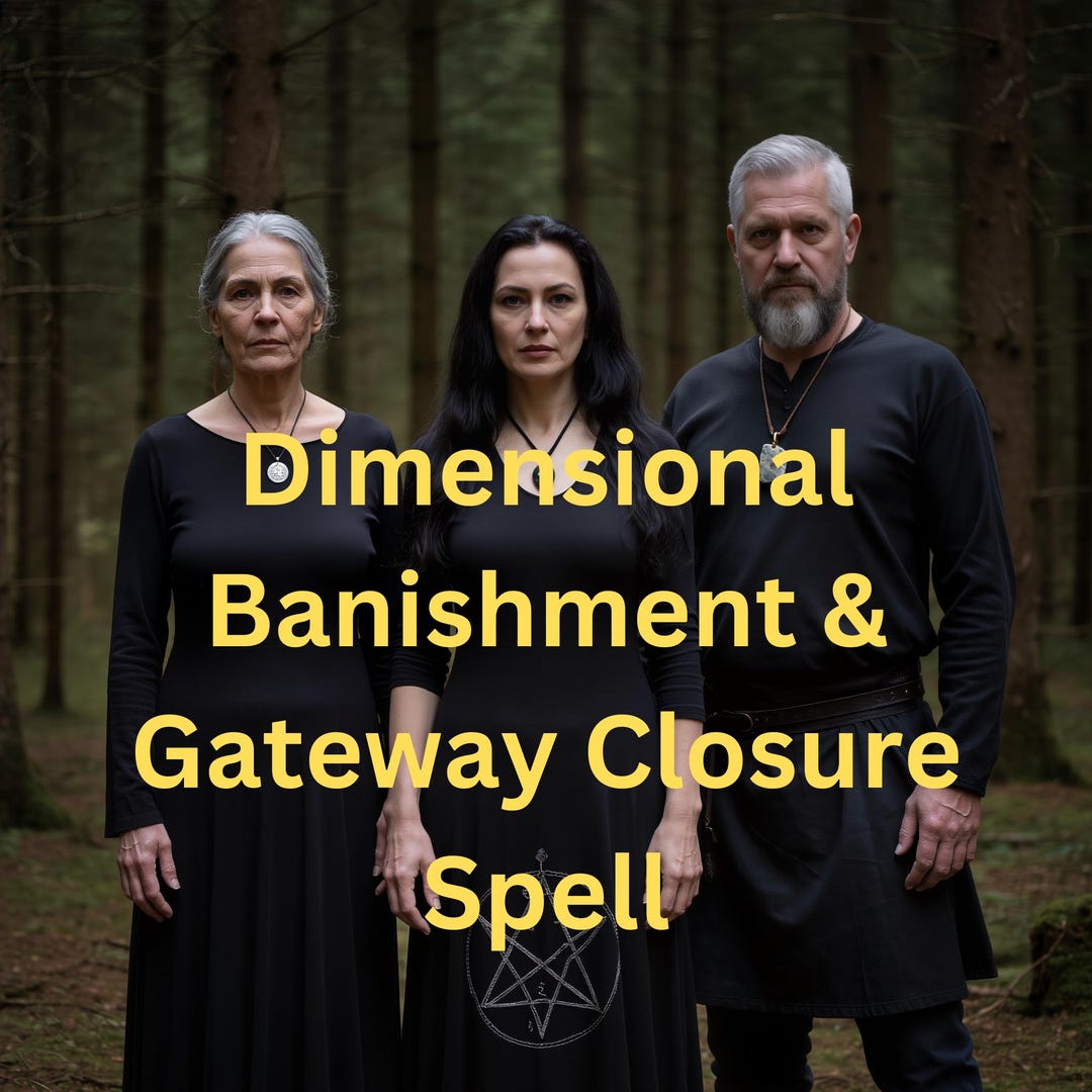 Dimensional Banishment, Gateway Closure Spell - Etsy