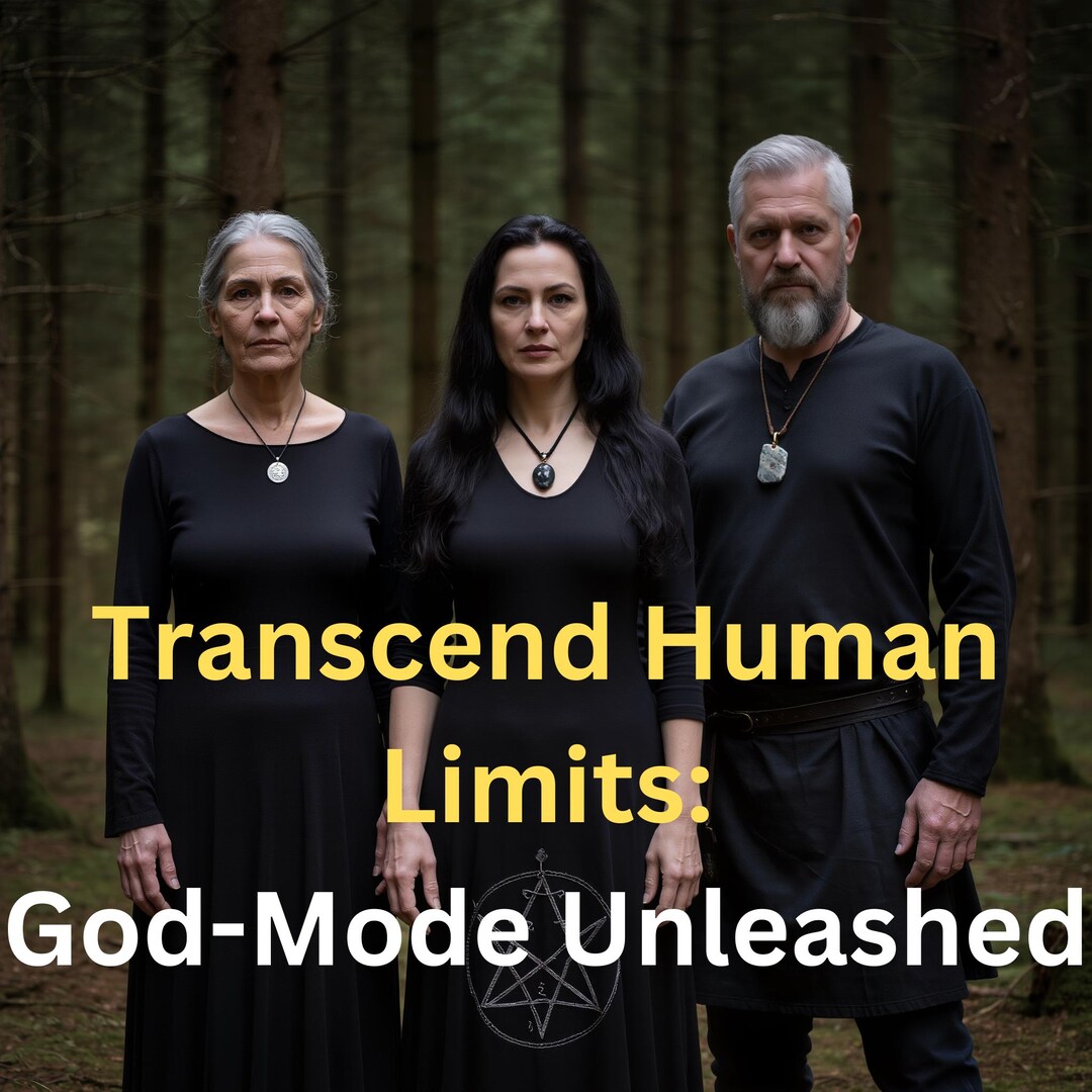 Transcend Human Limits - God-mode Unleashed - Etsy