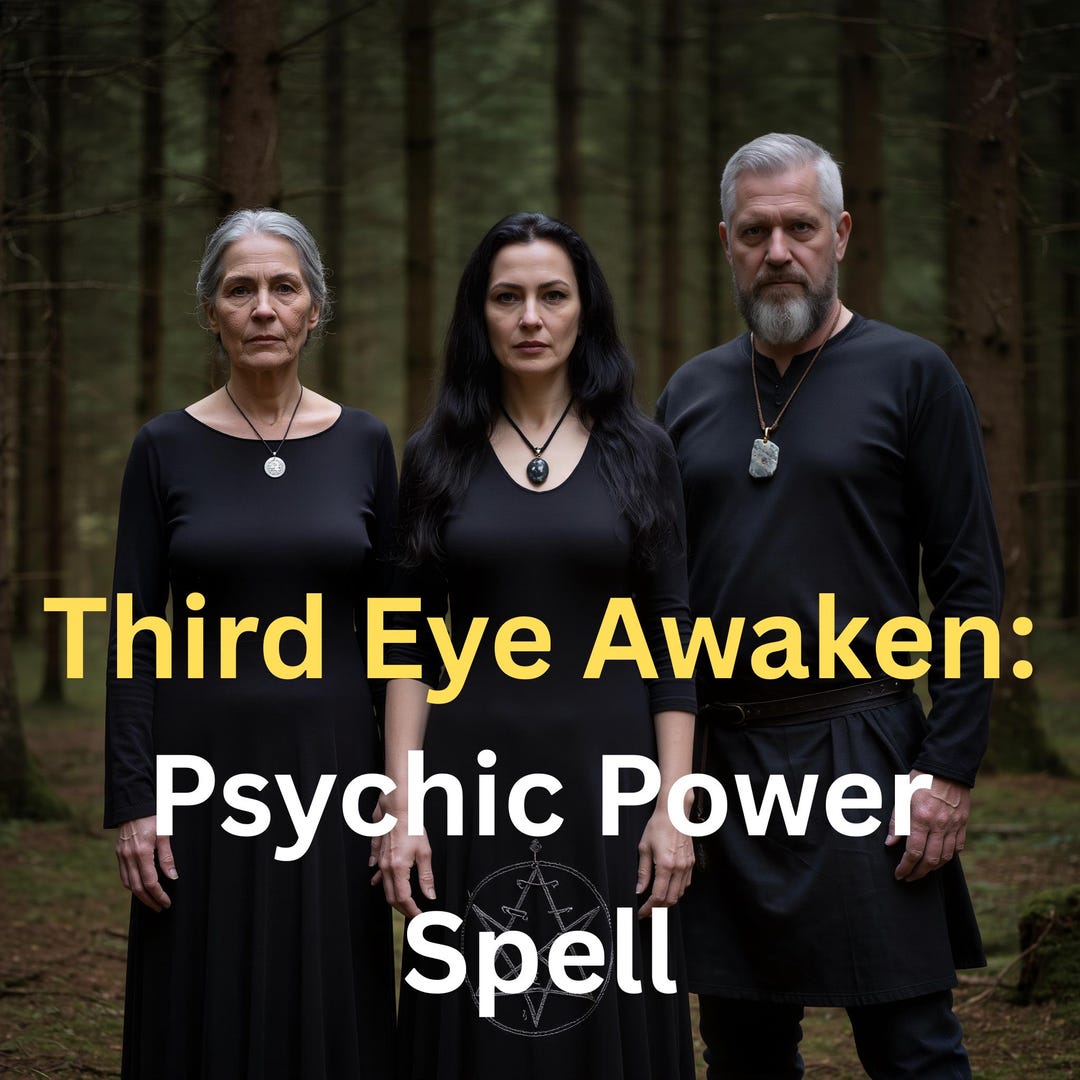 Third Eye Awaken: Psychic Power Spell - Etsy