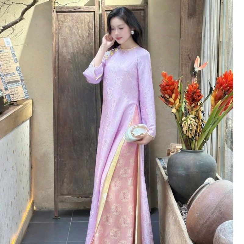 Ao Dai 4 Panels - Etsy