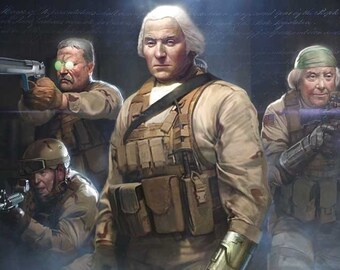 Poster Seal Team 1776 washington Reagan Roosevelt | Etsy