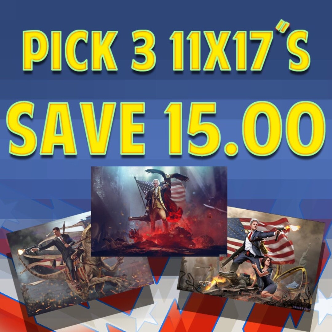 Pick 3 Posters 11 X 17 Epic Art by Jason Heuser sharpwriter - Etsy