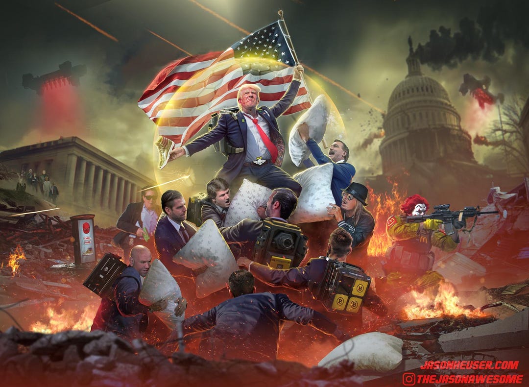 Poster - the Escalation of the Donald - Epic American President Art by ...