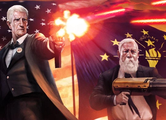 Poster the Harrison Brothers william Harrison and Benjamin Harrison ...