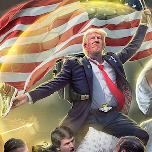 Poster - the Escalation of the Donald - Epic American President Art by ...