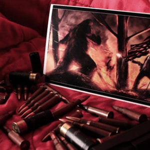 Poster - Teddy Roosevelt Vs. Bigfoot - Epic American President Art by ...