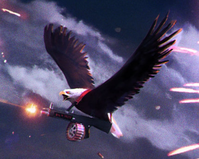 Poster - the Donald Trump (trump Tank) - Epic American President Art by ...