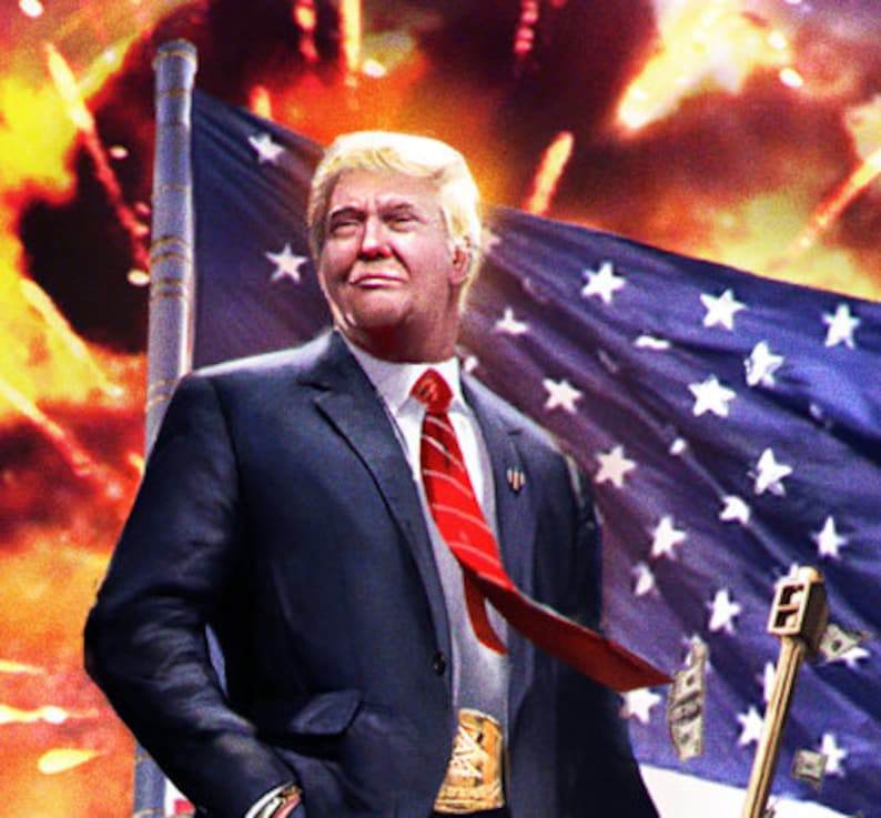 Poster - the Donald Trump (trump Tank) - Epic American President Art by ...