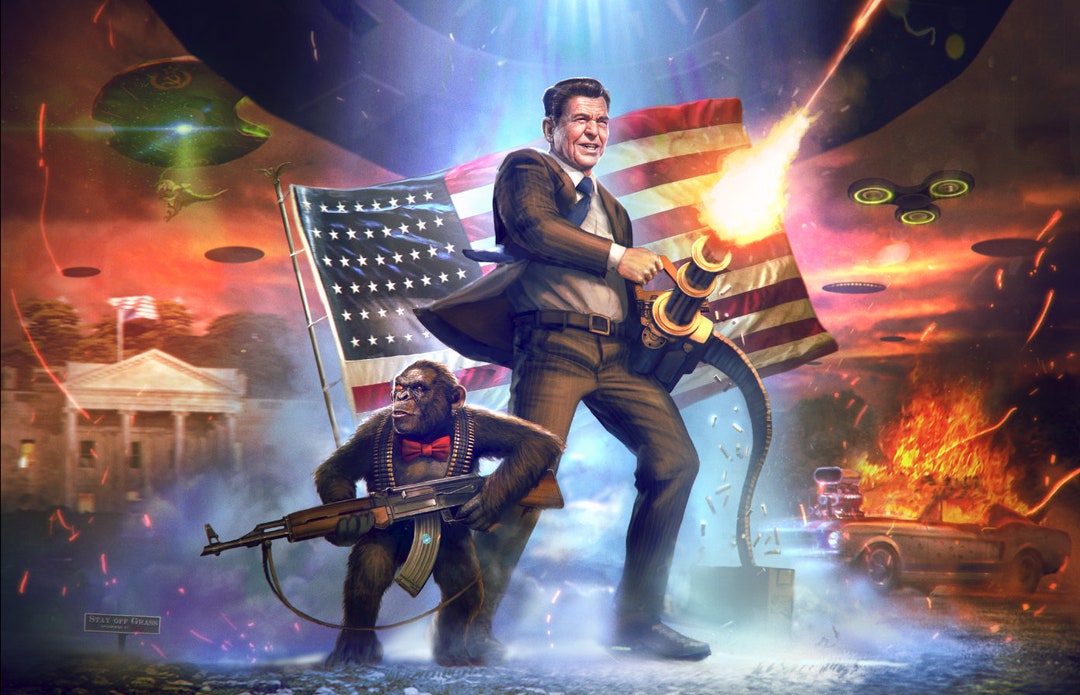 Poster - Bedtime for Bonzo 2: Electric Boogaloo - Epic American ...