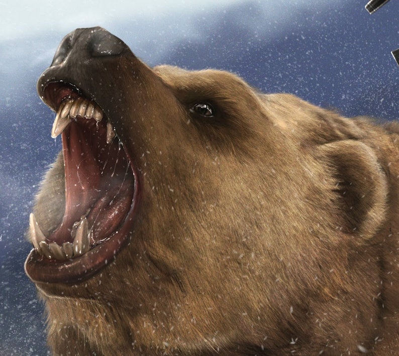 Poster Abe Lincoln Riding a Grizzly Bear Hi-res Art Prints - Etsy