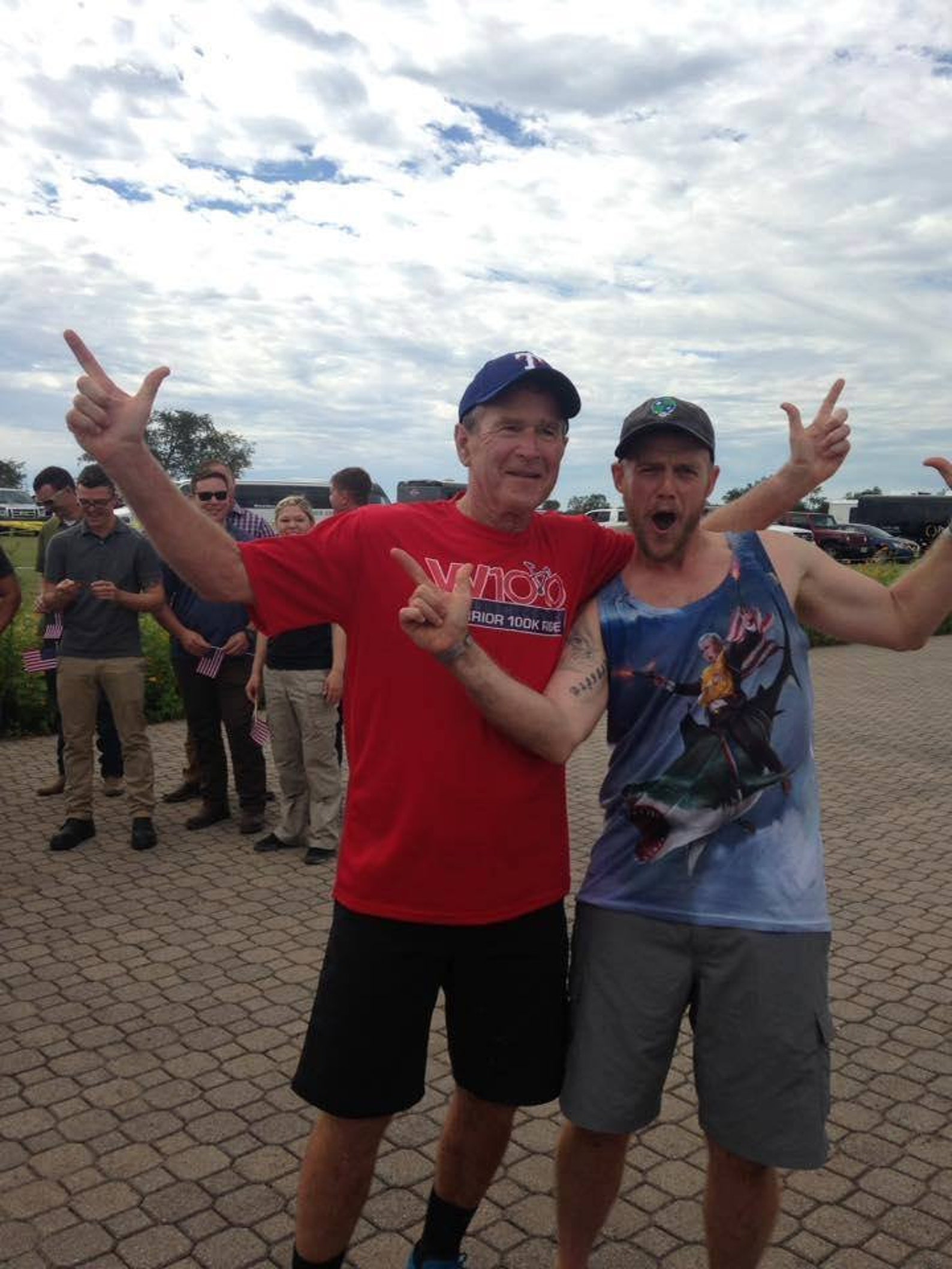 Poster - the Dubya (george W. Bush on a Shark) - Epic American ...