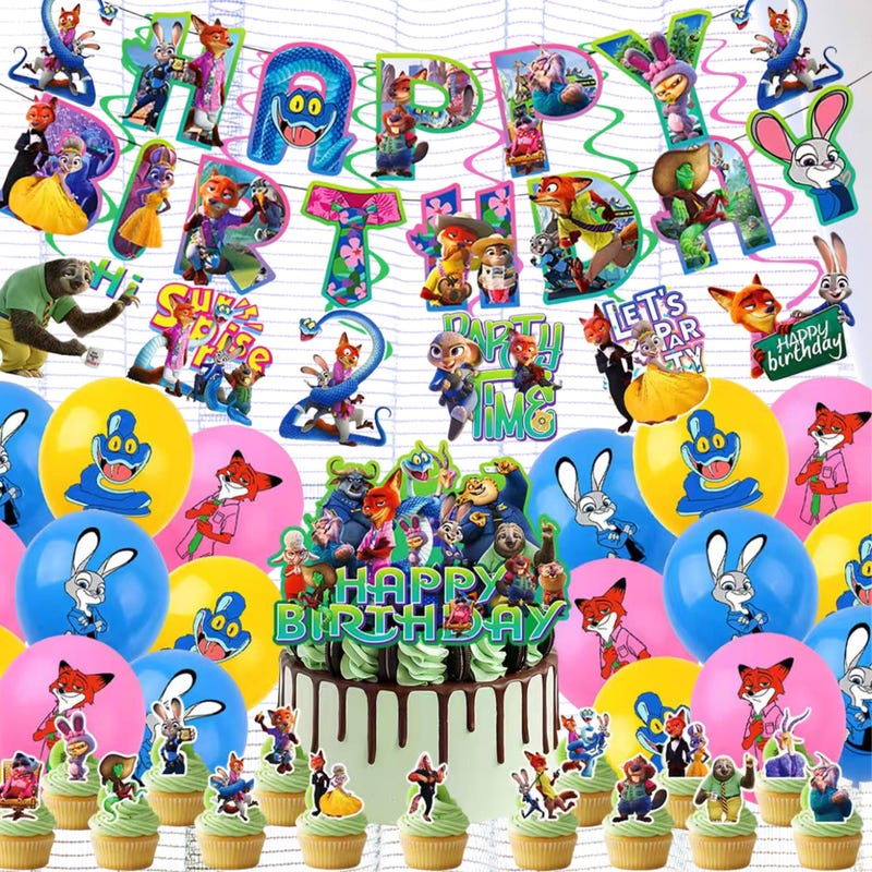 Zootopia 2 Cake Toppers - Etsy