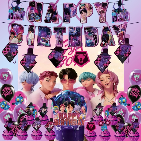 Kpop Boys Banner - Etsy UK