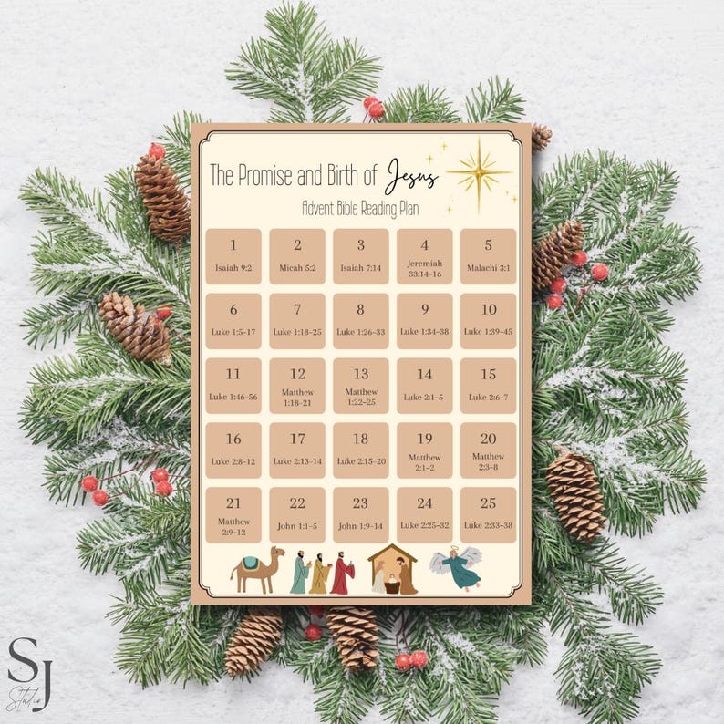 Advent Bible Reading Plan the Promise and Birth of Jesus Instant ...