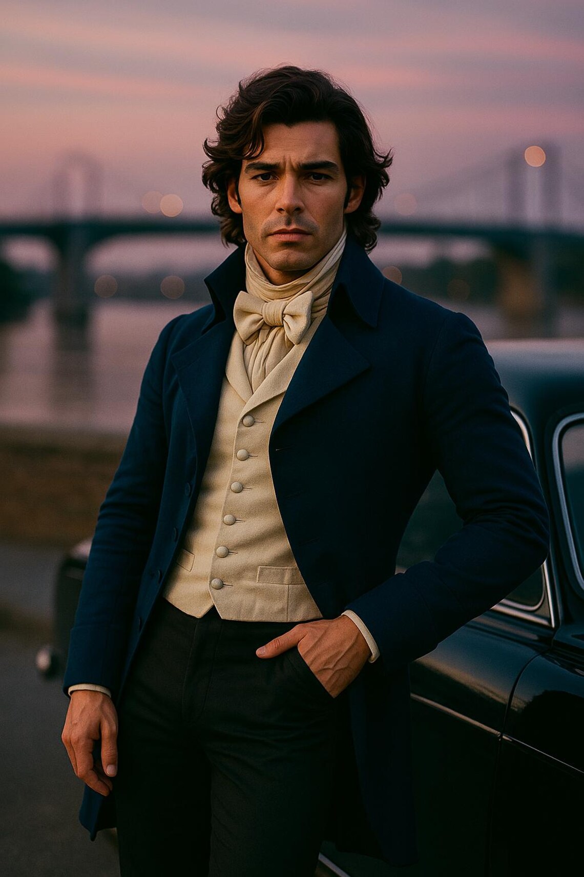 Regency Tailcoat for Men – Victorian Historical Ballroom Formal Jacket ...
