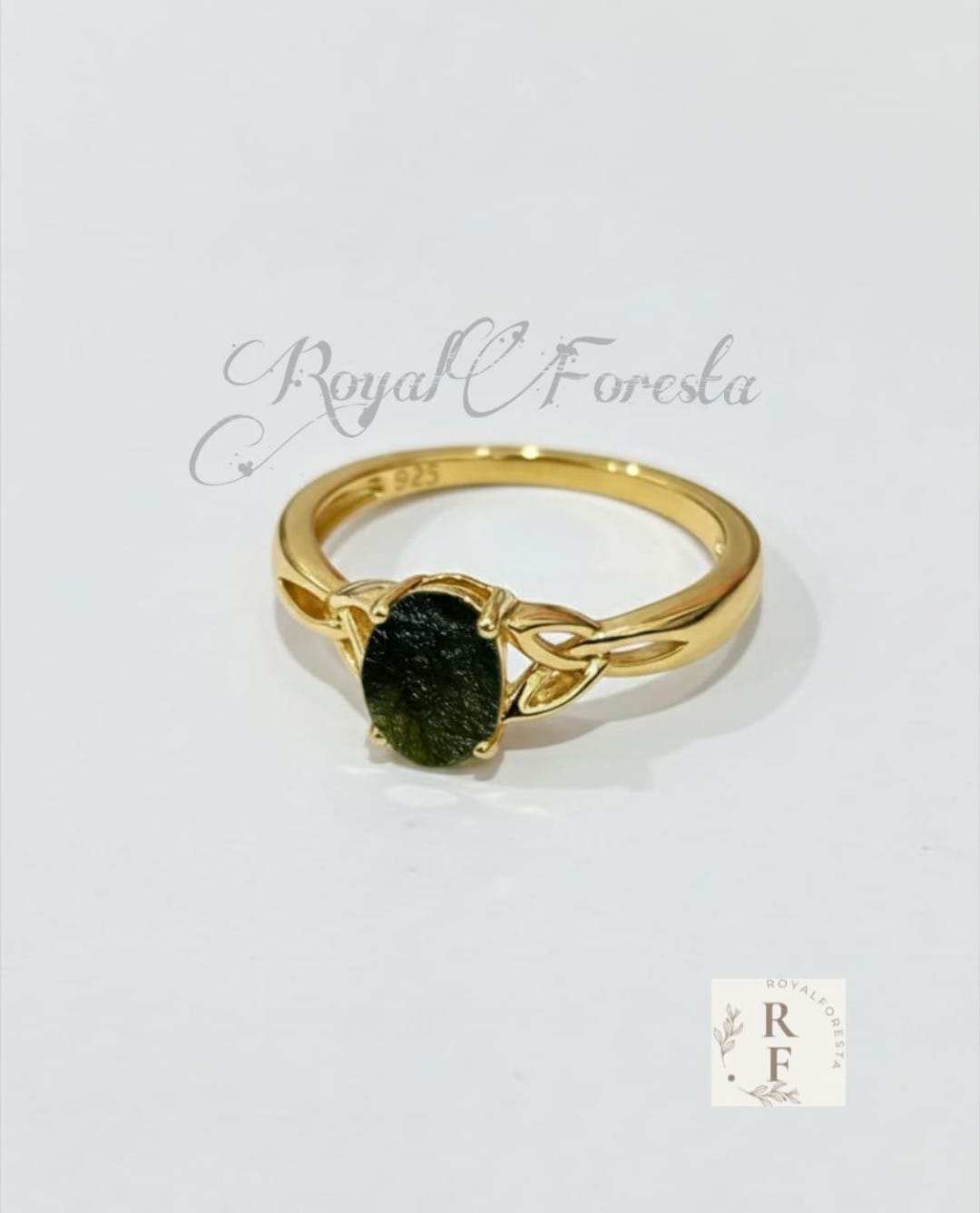 Sterling Silver Libyan Desert Glass Ring: Raw Gemstone, Unisex - Etsy